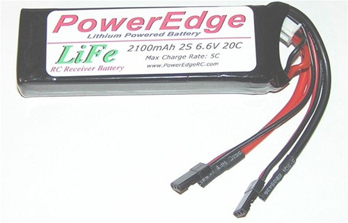 SPMB1450LFRX Spektrum 6.6V 1450mAh 2S LiFe Receiver Battery - Graves RC ...