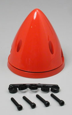 DUB292 Dubro 2-3/4" Spinner Red - Graves RC Hobbies