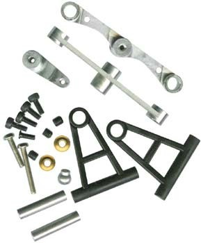 GLO165327 EVO FLIGHT SG ELEVATOR CRANK SET ALUMINUM - Graves RC Hobbies