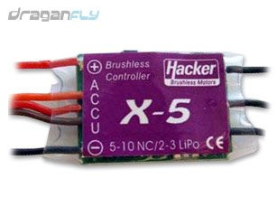 HACX-5 HACKER X-5 BRUSHLESS ESC - Graves RC Hobbies