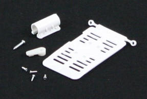 HBZ7112 HOBBYZONE Battery Door with Latch: Super Cub LP - Graves RC Hobbies