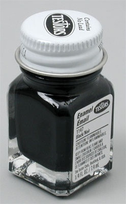 TES1147 Testors Black 1/4 oz - Graves RC Hobbies