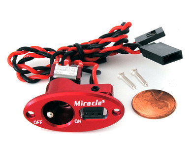 SWORED MIRACLE RC Single Oval Switch Red - Graves RC Hobbies