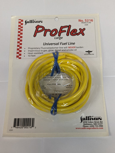 SUL216 Sullivan ProFlex Large Fuel Line 10' - Graves RC Hobbies