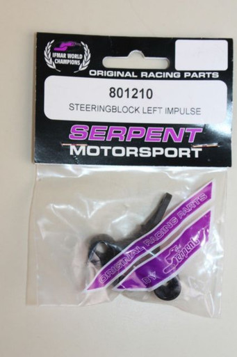SERP801210 SERPENT STEERING BLOCK LEFT IMPULSE - Graves RC Hobbies