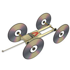 KMTV050DF DR.FIZZIX Little Moe Mousetrap Car Kit - Graves RC Hobbies