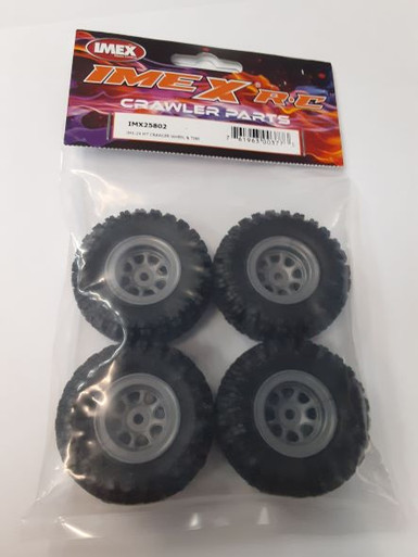 IMX25802 IMEX IMX-24 MT Crawler Wheel/Tire Set - Graves RC Hobbies