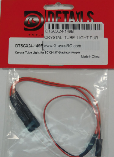 DTSCX24-149B HOBBY DETAILS Crystal Tube Light for SCX24 Jeep JT ...