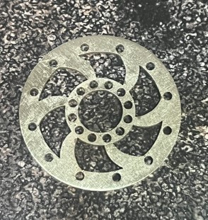HPRSLASHER6 HARD PARK CRAWLER Titanium Wheel Faces - Slasher 6 - Graves ...