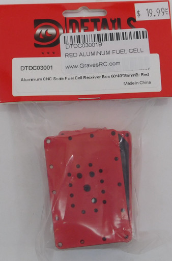 DTDC03001B HOBBY DETAILS Aluminum CNC Scale Fuel Cell Receiver Box ...