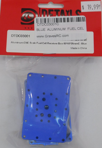 DTDC03001C HOBBY DETAILS Aluminum CNC Scale Fuel Cell Receiver Box ...