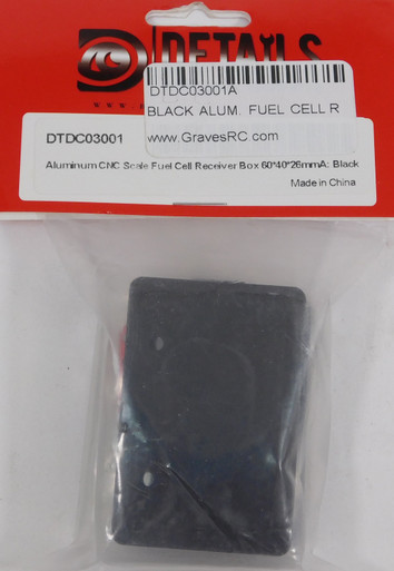 DTDC03001A HOBBY DETAILS Aluminum CNC Scale Fuel Cell Receiver Box ...