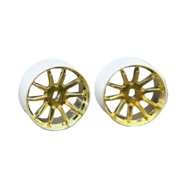 GLRWHC004-1-GW GL RACING 4WD R10 Machine Cut Carbon Rim - Wide (Rear ...