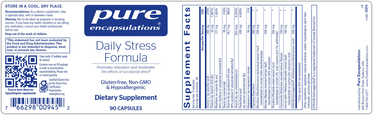 Daily Stress Formula‡ | Pure Encapsulation