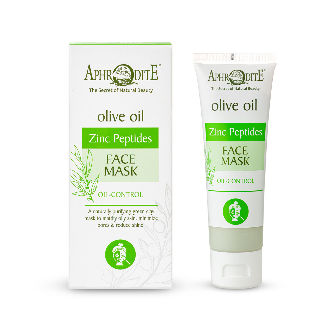 Zinc Peptides Face Mask for Oil Control - Aphrodite Skin Care