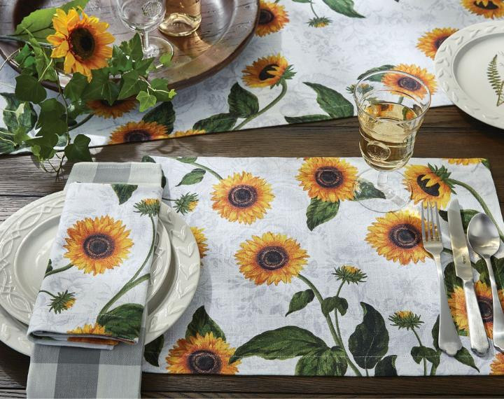 Sunflower Toile Kitchen & Dining Collection - Country Village Shoppe