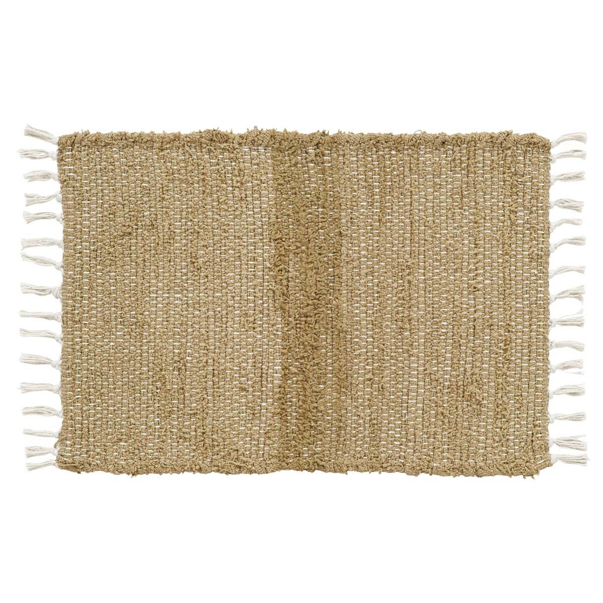 Burlap Natural Rag Rugs - Chindi - Country Village Shoppe