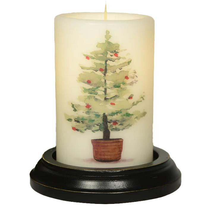 Candle Sleeve - Christmas Tree - Country Village Shoppe