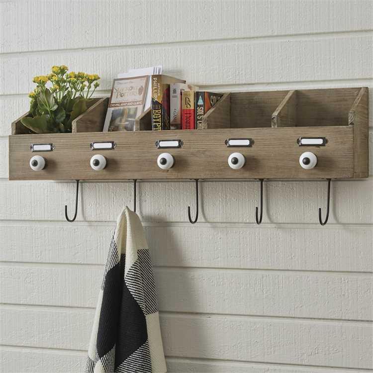 Rustic Wood Wall File Box - Country Village Shoppe