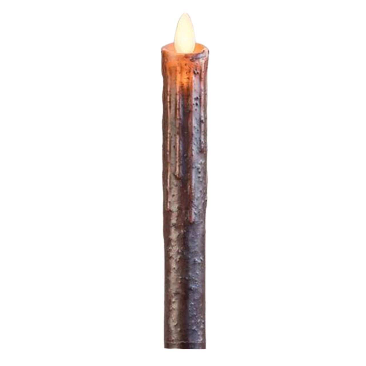 Tobacco Timer Candle - 7.5" Taper - Country Village Shoppe