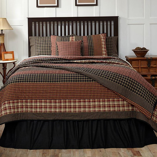 Beckham Red and Black Quilt | Country Village Shoppe