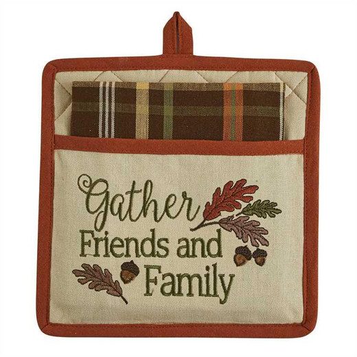 Gather Friends Pocket Pot Holder Gift Set - 2pc. - Country Village Shoppe