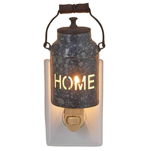 Home Milk Can Night Light - Country Village Shoppe