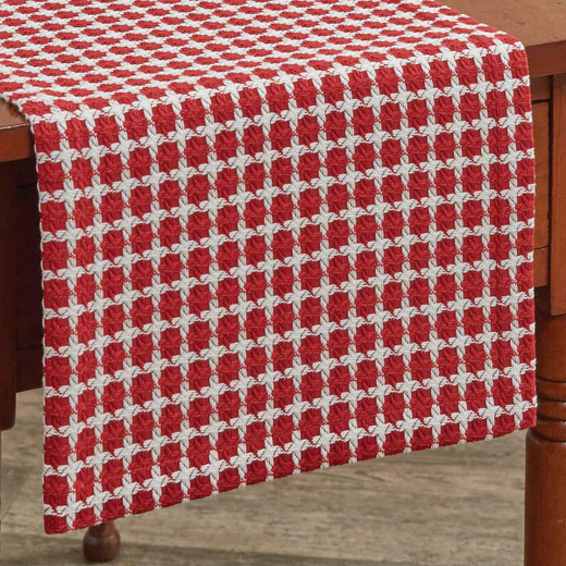 Crossings Table Runner - Red 13x36 - Country Village Shoppe