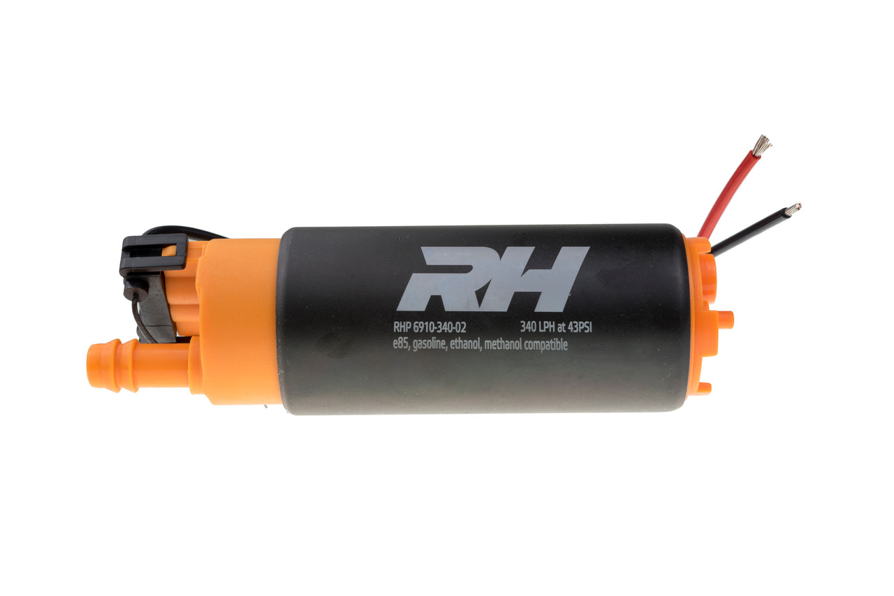 E85 Compatible In Tank Fuel Pump 340 LPH - Offset Inlet *15 amp fuse ...