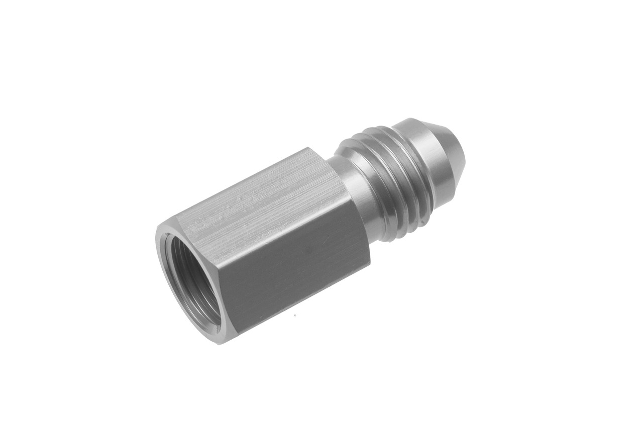 -03 AN male to 1/8" NPT female gauge adapter, straight