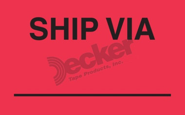 DL3541 Control Labels Decker Labels