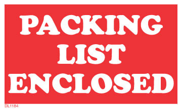 DL1184 Special Handling Labels Decker Labels