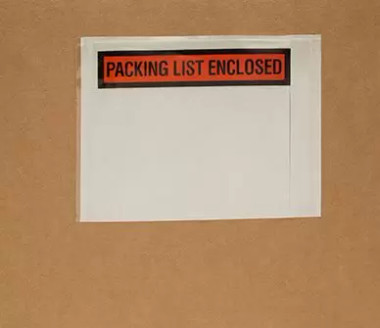 Wraptite PLE-PP510 5.5 x 10 Packing List Enclosed Panel Face 1 000 cs