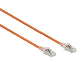 4M Orange Small Diameter CAT6A 10G F/UTP 28AWG Cable LSZH ( Component ...
