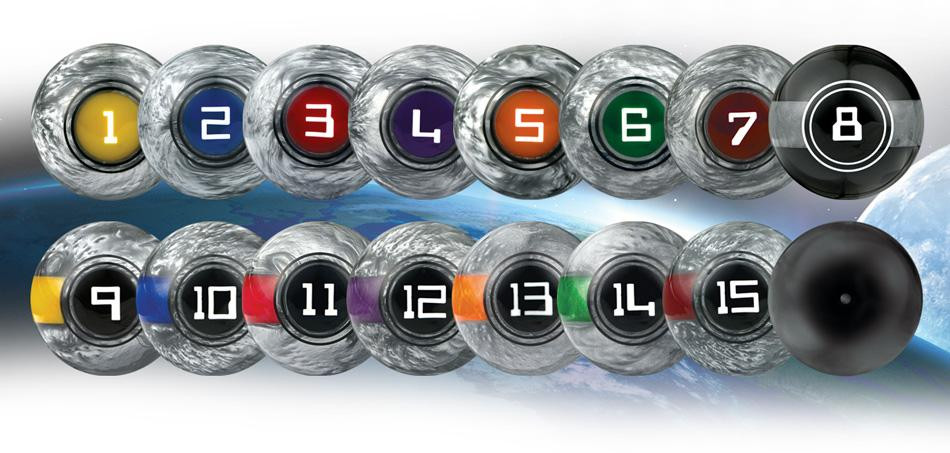 McDermott Galaxy Series Pool Balls