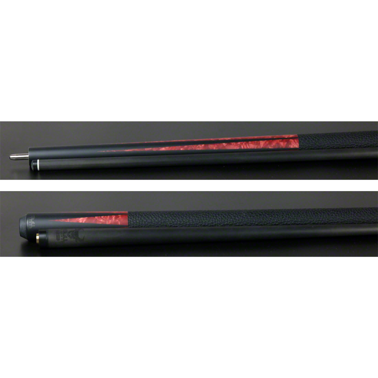 Bull Carbon BCL12 Matador Red Leather Lore Wrap Cue