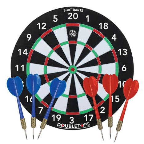 Shot Darts Double Tops Dartboard Game