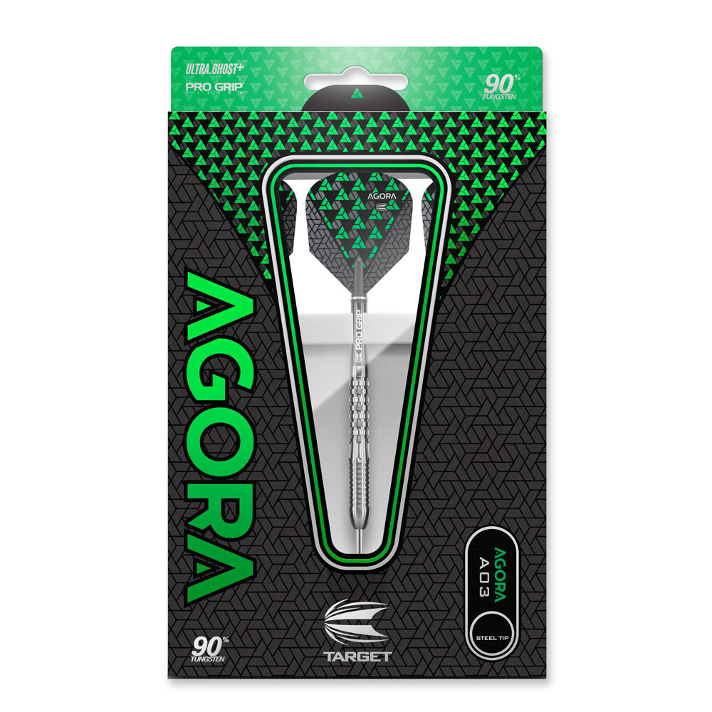 Target Agora A3 Steel Tip Darts 23g