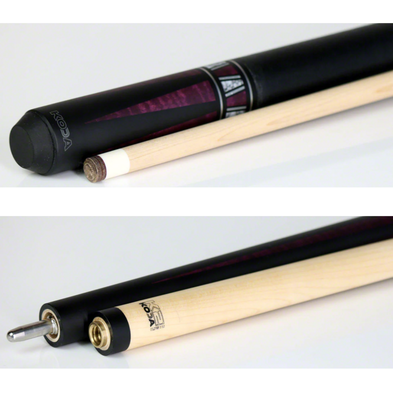 K2 KL170 Matte Black and Purple Graphics 11.75mm Pool Cue