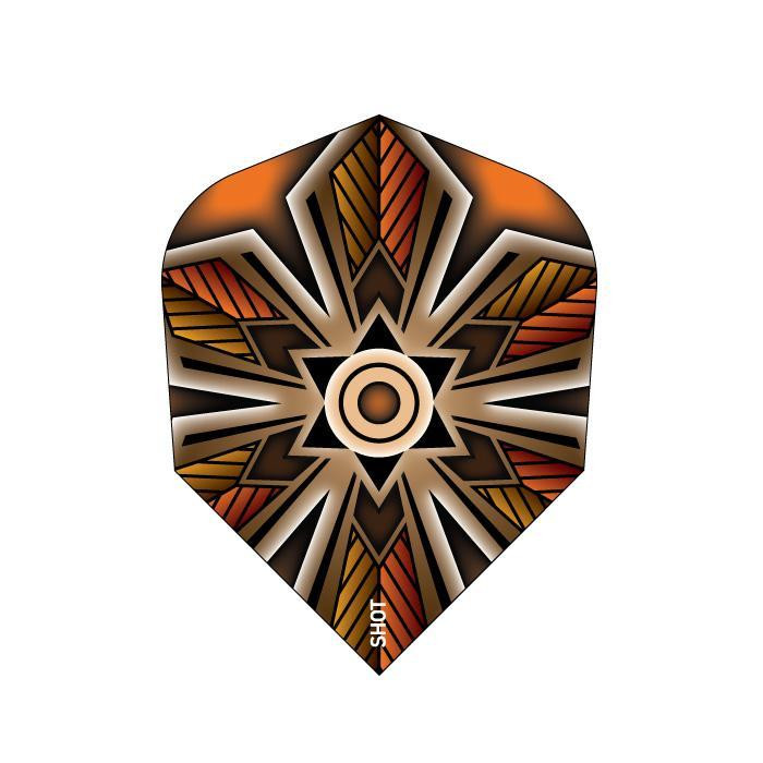 Shot Darts Talisman Amber Flights - No. 6