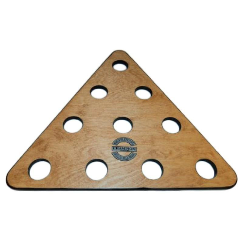 Sun-Glo Shuffleboard Bowling Pin Wooden Rack