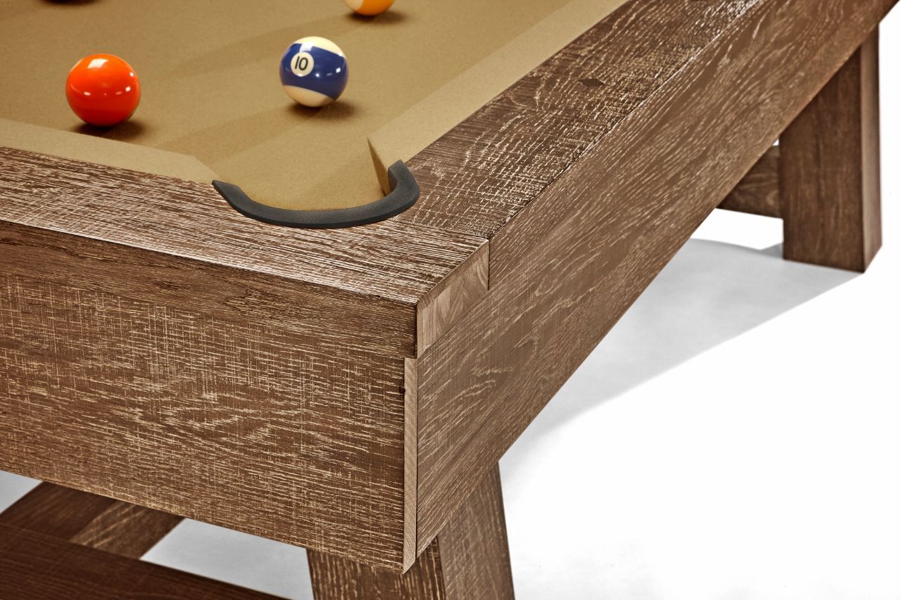 Botanic Rustic Dark Brown Pool Table