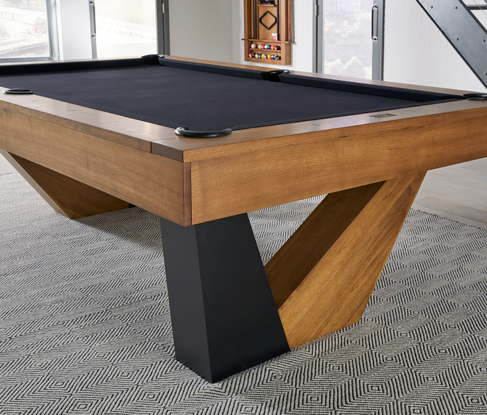 American Heritage Annex Brushed Walnut Pool Table