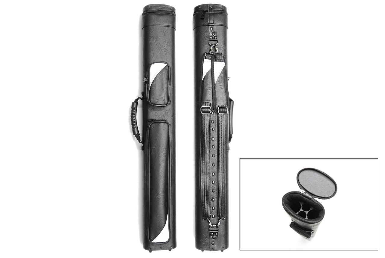 2B2S Oval Hard Case - Black/White