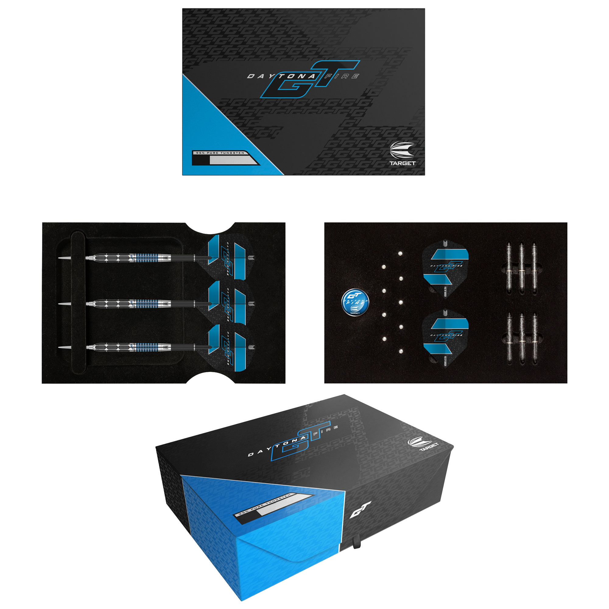 Target Daytona Fire GT3 Steel Tip Darts 26g
