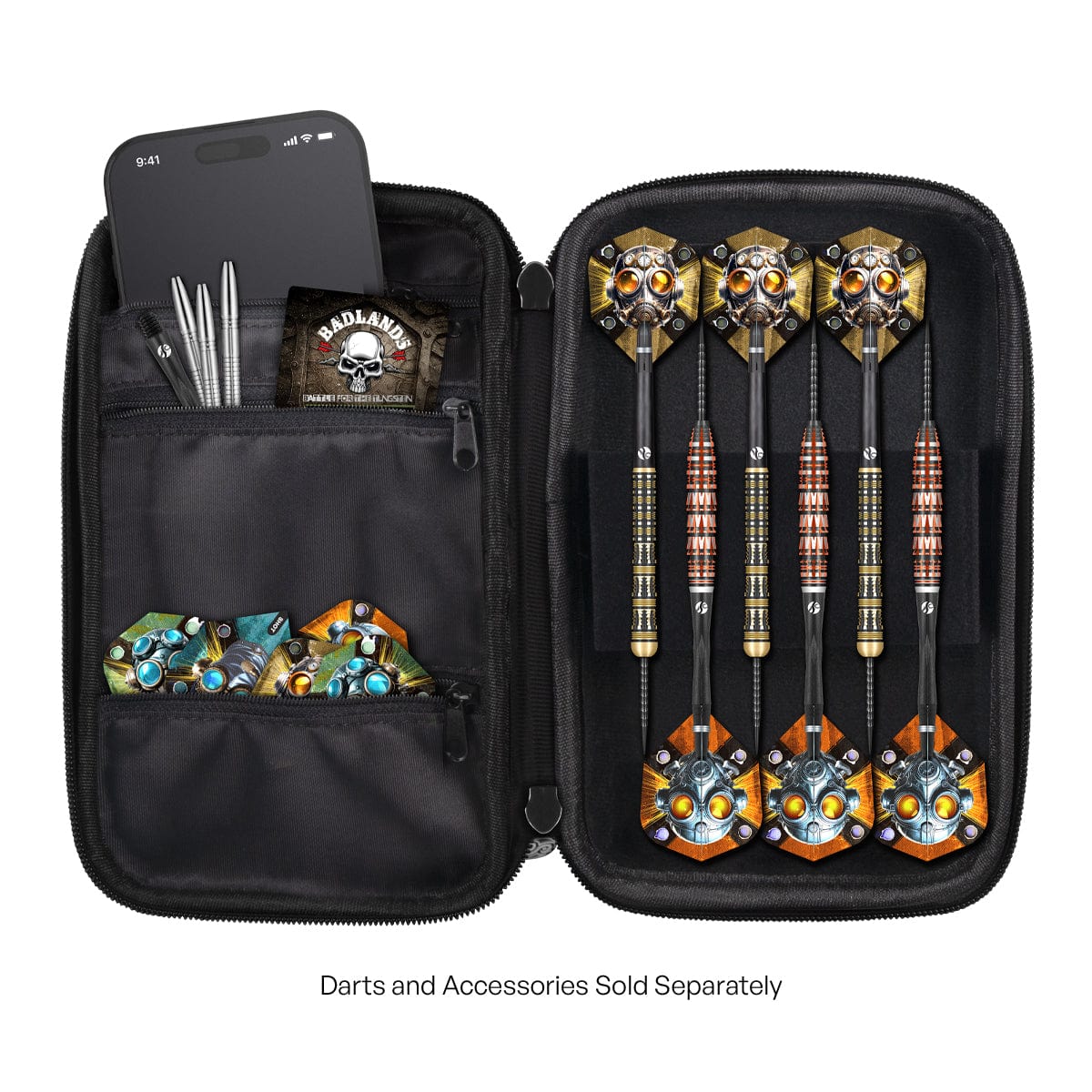 Shot Badlands Tactical Darts Case-Two Set Dart Wallet-Green