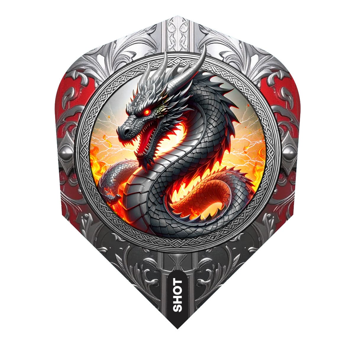 Future Knights The Dragon Dart Flight Set- Small Standard
