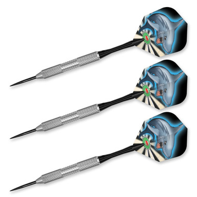 Dart World Shark Fin II Steel Tip Darts 24g
