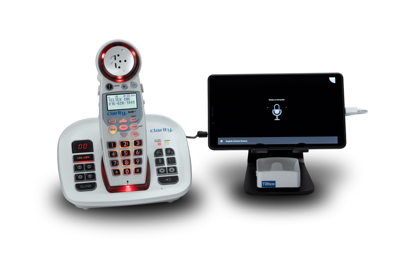 Teltex GLT Captioning Tablet (LVD) with Geemarc V2T-10