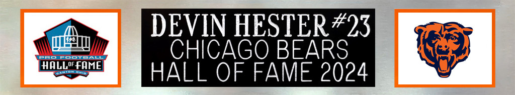 Devin Hester Autographed and Framed Chicago Bears Jersey